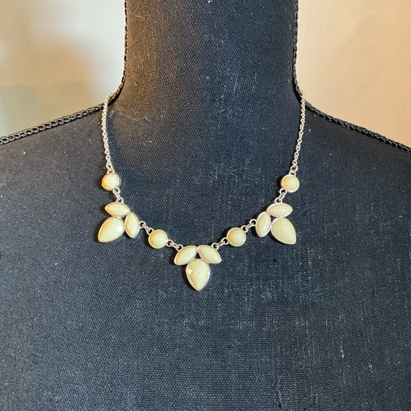 LC Lauren Conrad | Jewelry | Lc Lauren Conrad Cream Color Statement ...